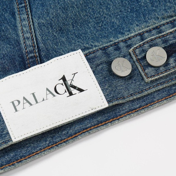 PALACE | Jackets & Coats | Palace X Calvin Klein Baggy Sandstone Indigo ...